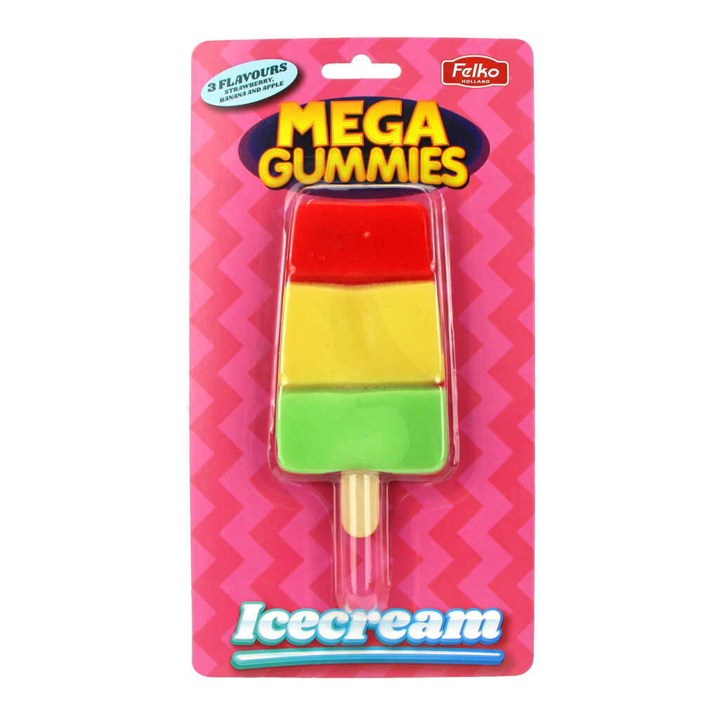 Mega Gummies Ice Cream 120g - Confizz